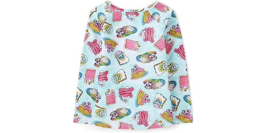 The Children's Place Girls' Pajama Set Breakfast