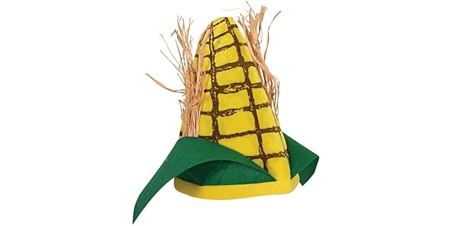 Plush Corn Cob Party Hat