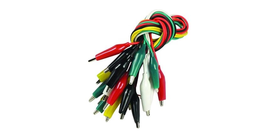 10-Piece Test Lead Set with Alligator Clips