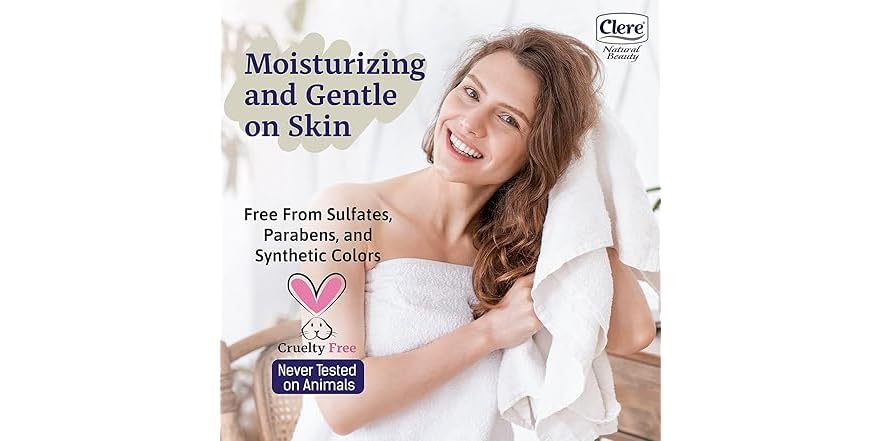 CLERE Natural Olive Oil Soap Bar