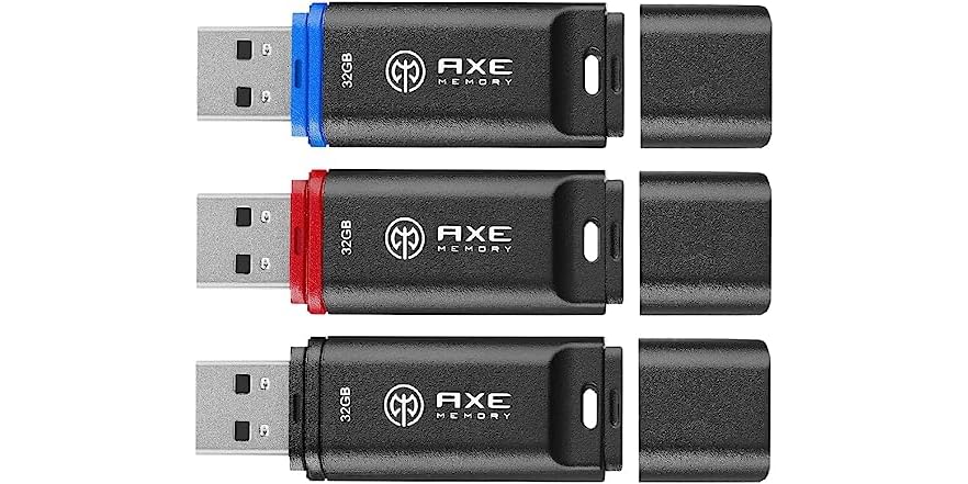 AXE MEMORY USB Drive 3-Pack