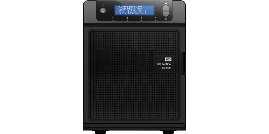 WD Sentinel DX4000 4TB Storage Server NAS - WDBLGT0040KBK