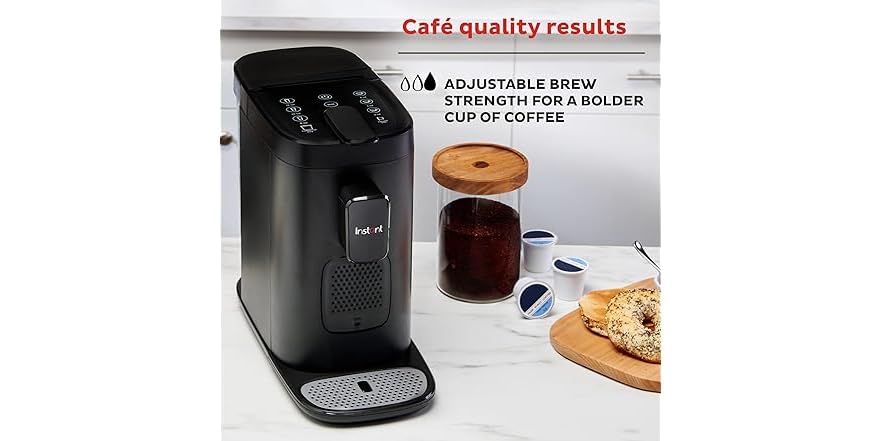 Instant Pot Pod, 3-in-1 Espresso, K-Cup Pod and Ground Coffee Maker