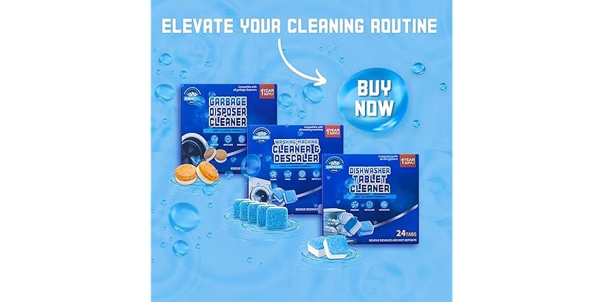 Deep Cleaning Garbage Disposal Tablets