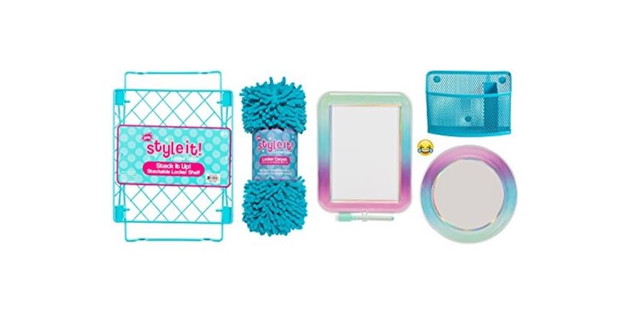 Deluxe School Locker Organizer Kit