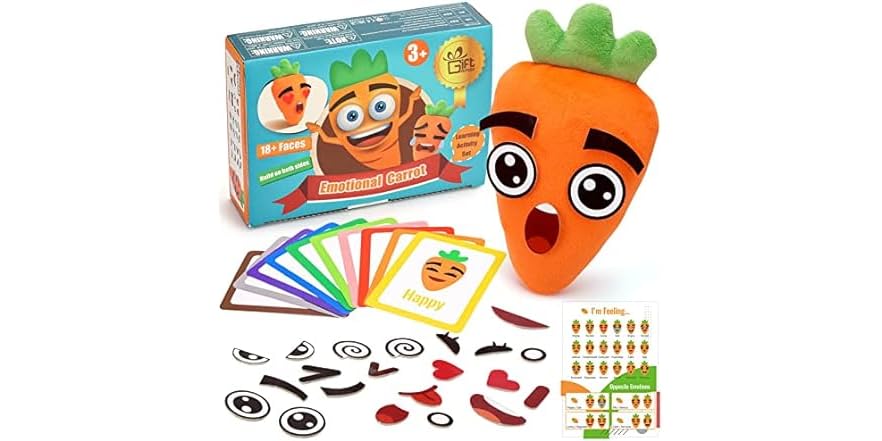 Social Emotional Carrot Learning Toys