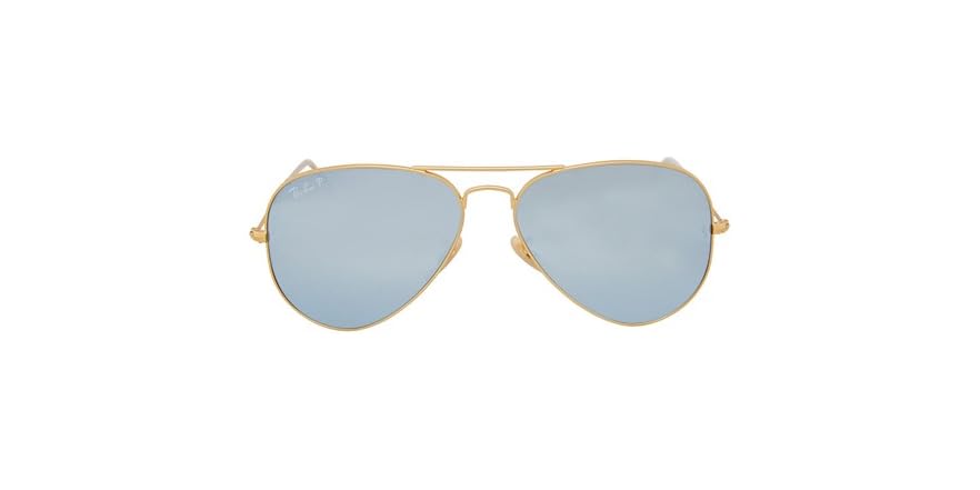 Ray-Ban Polarized Aviator Flash Lens Sunglasses