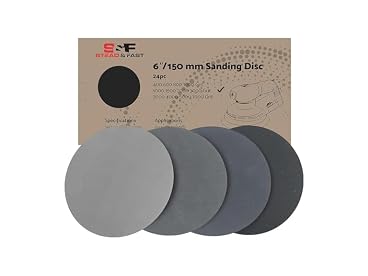 S&F 5 Inch Sanding Discs 60 Pack