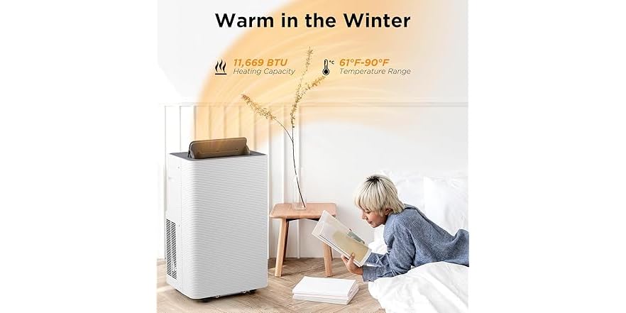 TURBRO 14k BTU Portable Air Conditioner/Heater