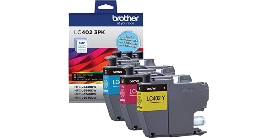 Brother Genuine LC402 3PK