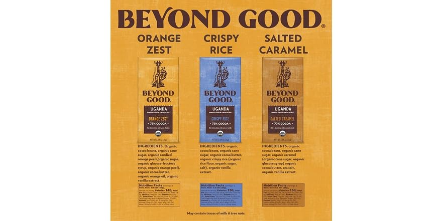 Beyond Good Chocolate Bars Favorites 12 Pack