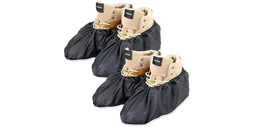6 Pairs Reusable Boot & Shoe Covers