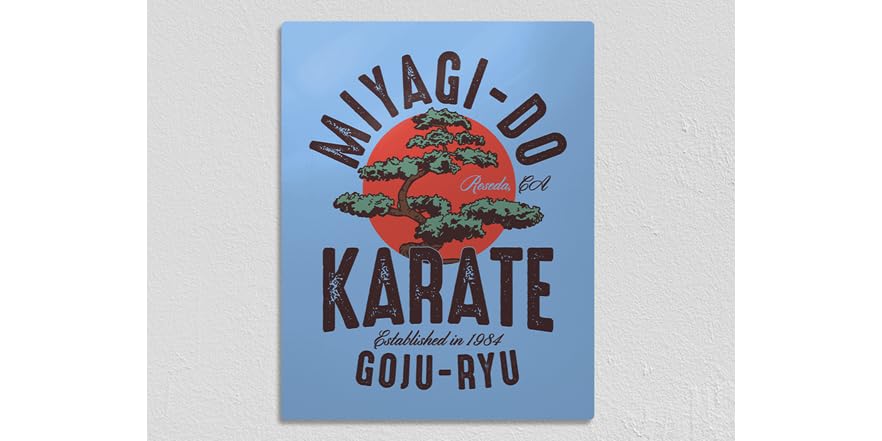 "Miyagi-Do Karate" Metal Poster