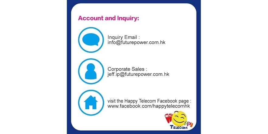HAPPY TELECOM Data Travel Sim Card