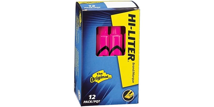 HI-LITER Avery 24010 Hi-Liter Desk Highlighter,