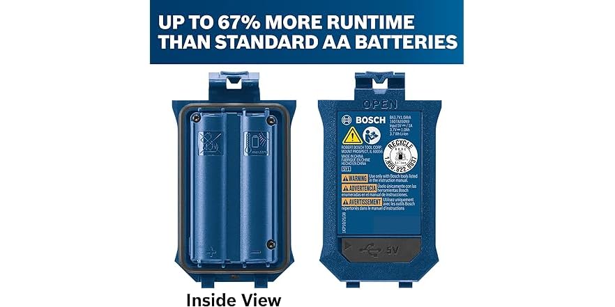 BOSCH GLM165-27CGL 165 Ft Blaze Green-Beam Laser