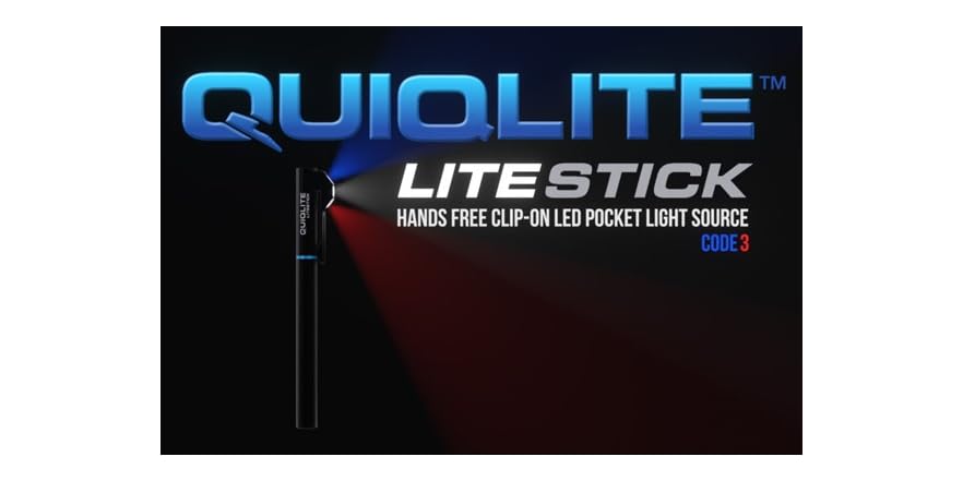 Quiqlite LiteStick Code 3 LED Clip Light
