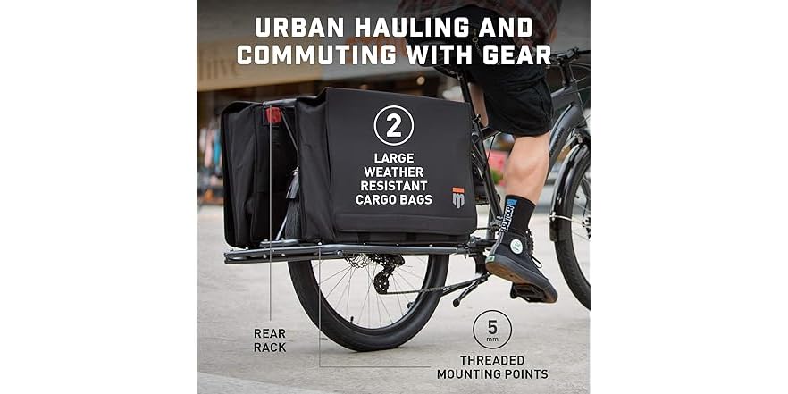 Mongoose Envoy Cargo Bike 26-Inch Wheels