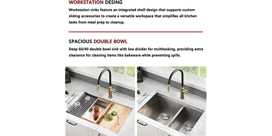 Generic 33 Inch Underomount Workstation Ledge