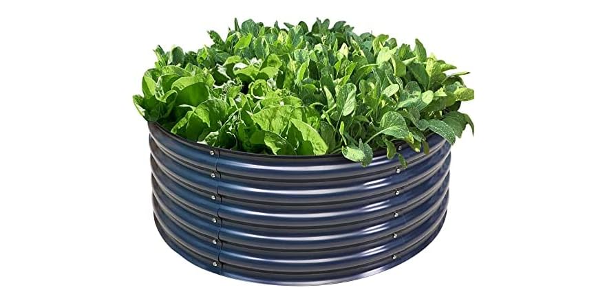 Olle OLLE 17" Tall, 42" Round Garden Bed