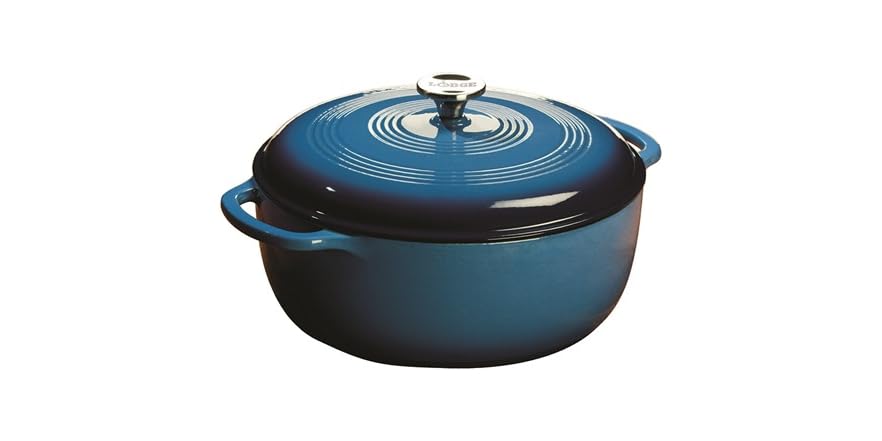 Lodge 7.8-Quart Dutch Oven - Blue