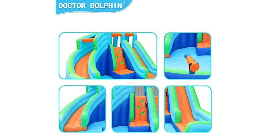 Doctor Dolphin Double Slide Water Castle