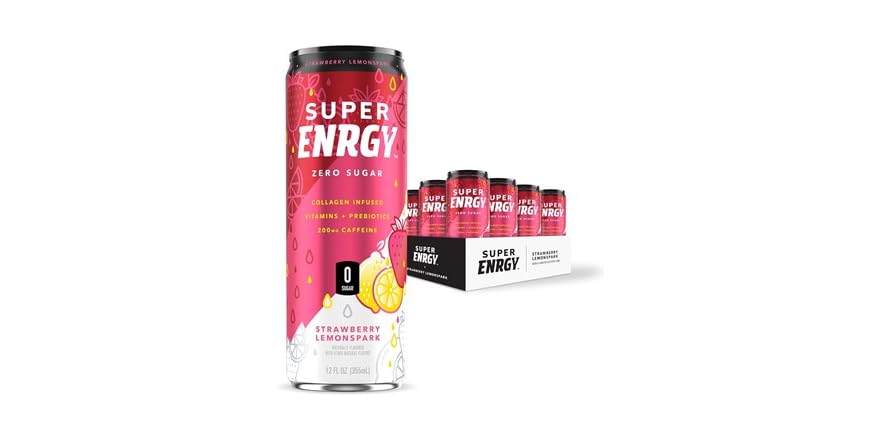 (12 Pack) Super ENRGY Healthy Energy Drink: Your Choice