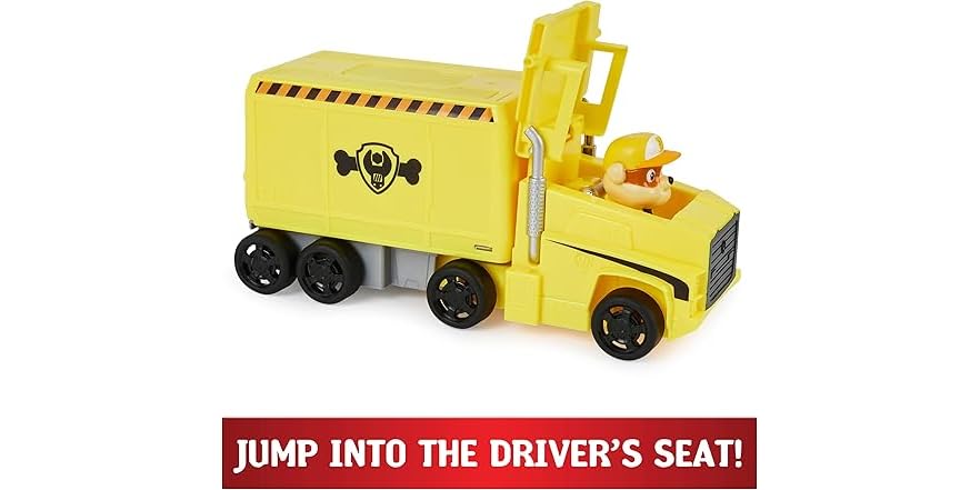 Paw Patrol Rubble Transforming Toy Trucks