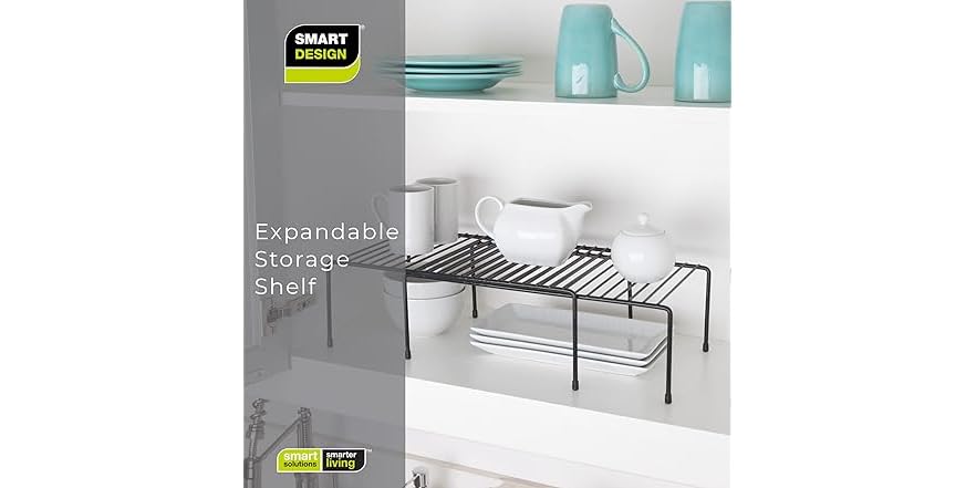 Smart Design Extendable Storage Shelf