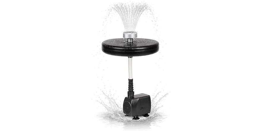 Floating Spray Fountain with 48 LED Lights