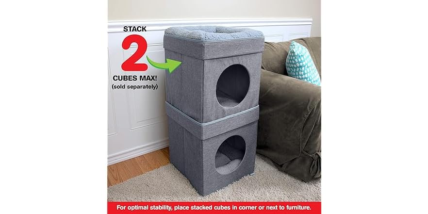 Kitty City Large Stackable Cat Cube