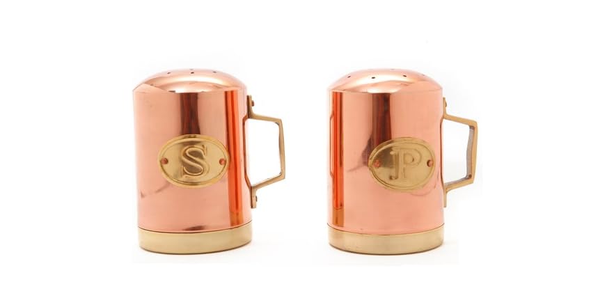 Decor Copper Stovetop Salt & Pepper Set