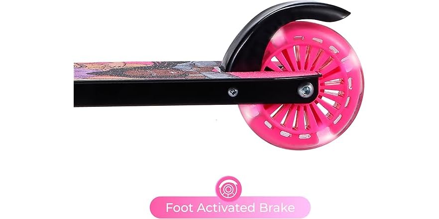Barbie 2 Wheel Kick Scooter with Light Up Wheels (Open Box)