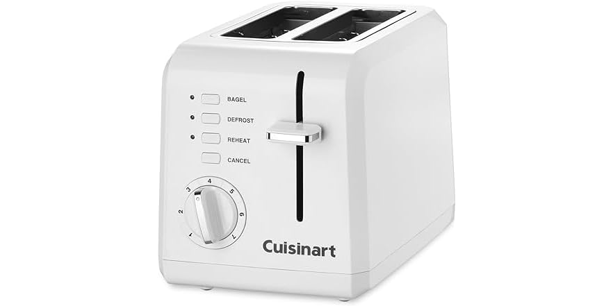 Cuisinart CPT-122 Compact 2-Slice Toaster White - Renewed (Open Box)