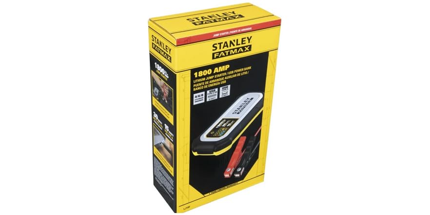 Stanley FatMax 1800A Lithium Starter & Charger Kit
