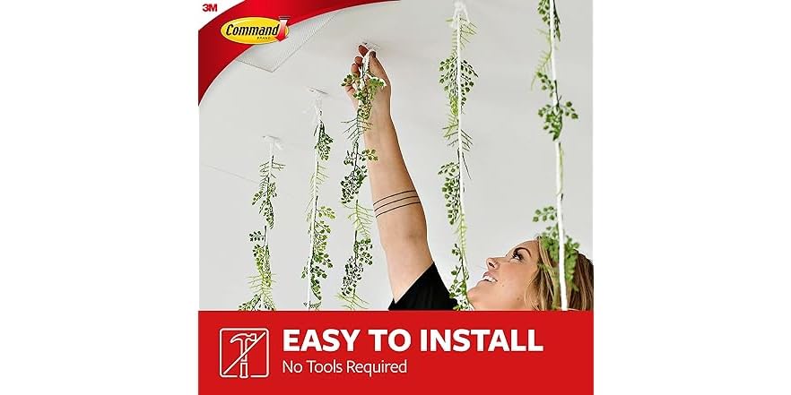 3M Polyethylene Command Ceiling Hooks(3)