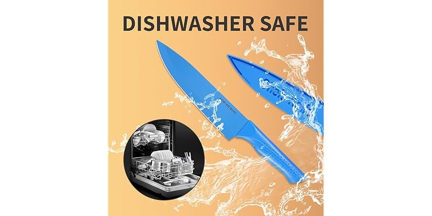 HUNTER.DUAL Knife Set, 12-PC Colorful Kitchen Knife Set