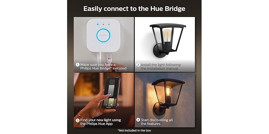 Philips Hue Inara Outdoor Smart Wall Light