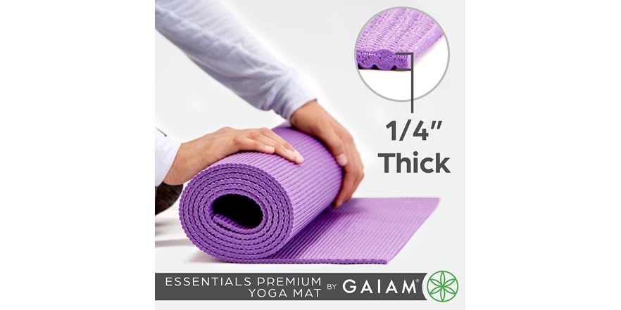 Gaiam Essentials Premium Yoga Mat