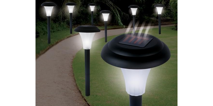 Set of 8 Solar Accent Lights
