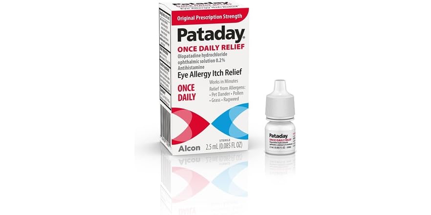 Pataday Allergy Relief Eye Drops 2 Pack