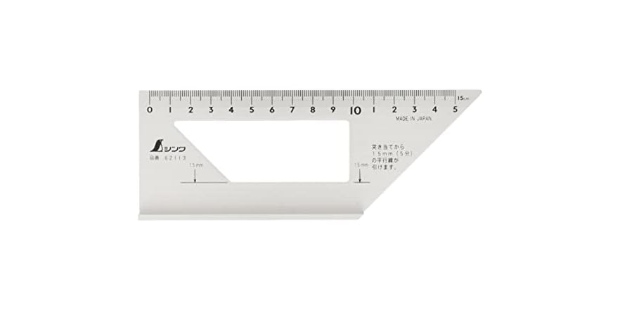 Shinwa Aluminum Saddle Layout Square