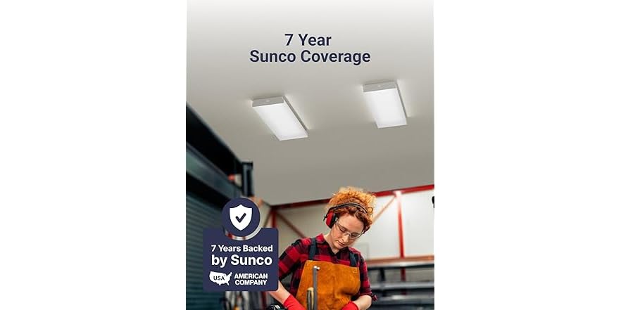 4 Pack Sunco LED 11" Light Fixture