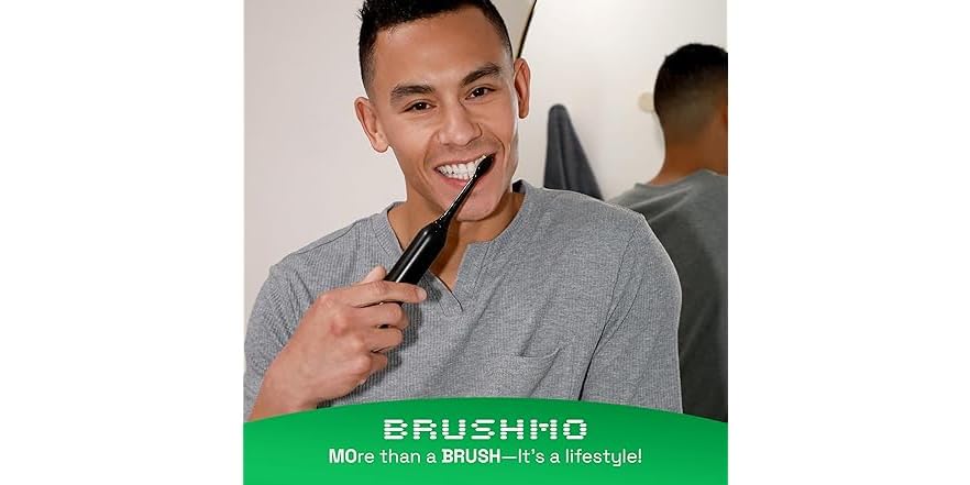 Brushmo BM01 Super Sonic Electric Toothbrush w/ 4 Heads