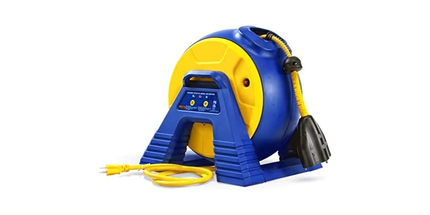 Goodyear Retractable Cord Reel 12AWG 65ft w/Alexa