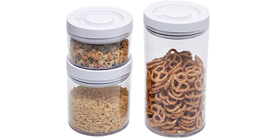 Amazon Basics 5-Piece Round Food Storage