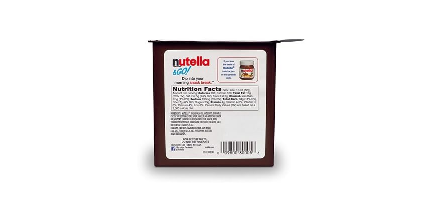 24-Pack Nutella and Go Snack Packs