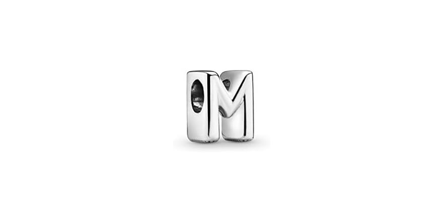 PANDORA 797467 Letter M Sterling Silver