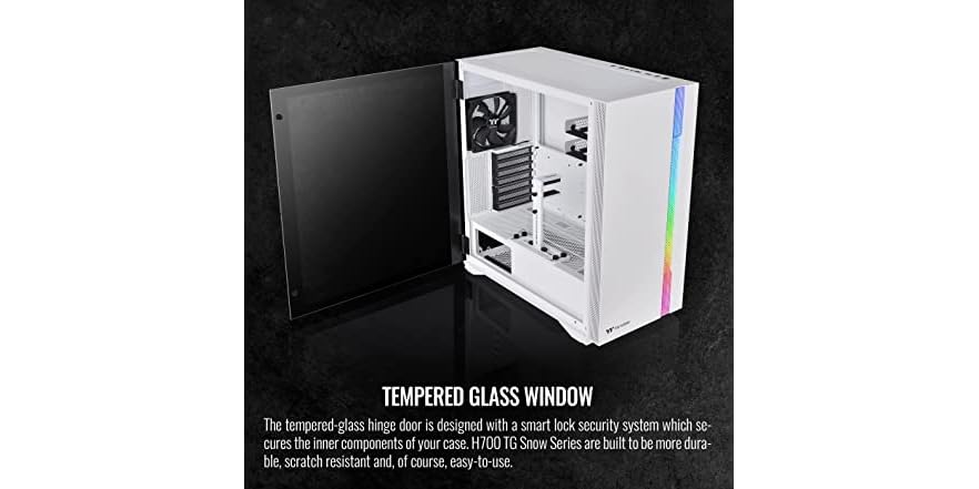 Thermaltake TG Snow Mid Tower Case Chassis