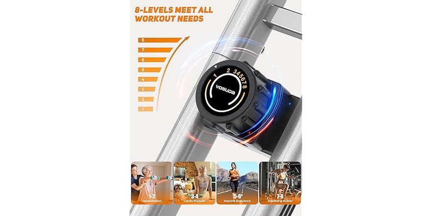 YOSUDA Folding Exercise Bike